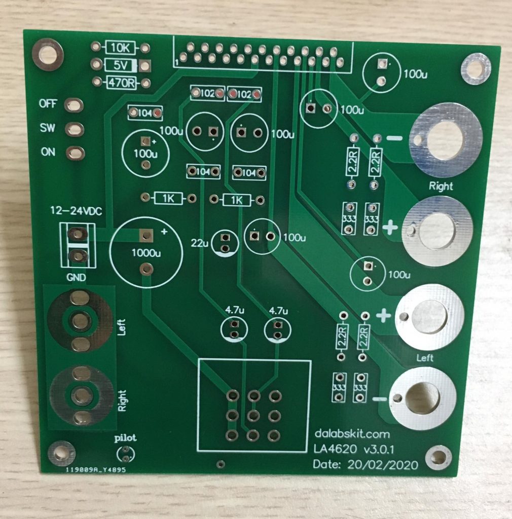 PCB LA4620 – dalabs kit